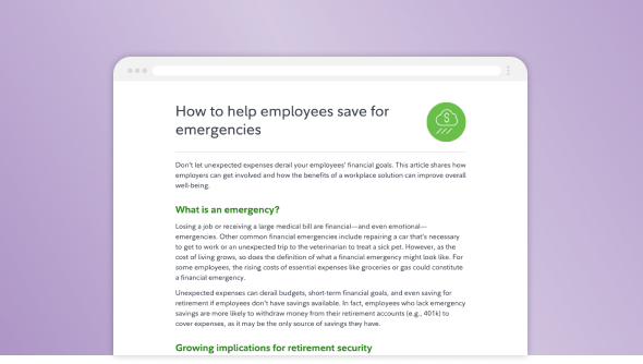 Employers' Engagement in Employees' Overall Well Being
